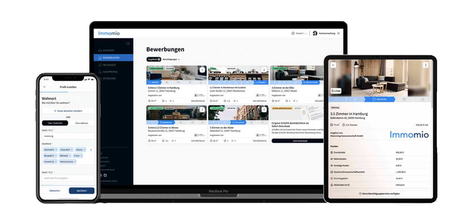 360° für Mieter - Immomio